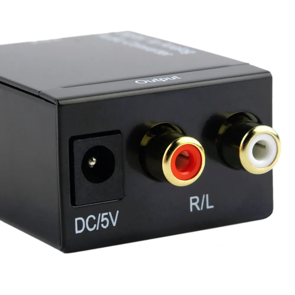 Optical To RCA Adapter: Digital To Analog Audio Converter With Fiber ...