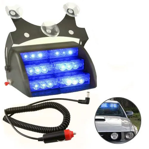 18 LED Car Strobe Lights 12V Emergency Vehicle Hazard Warning Flashers ...