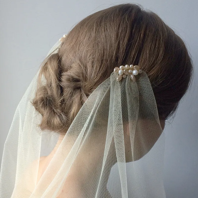 Pearl Drape Wedding Veils 1920s Vintage Style... From Graceful_ladies ...