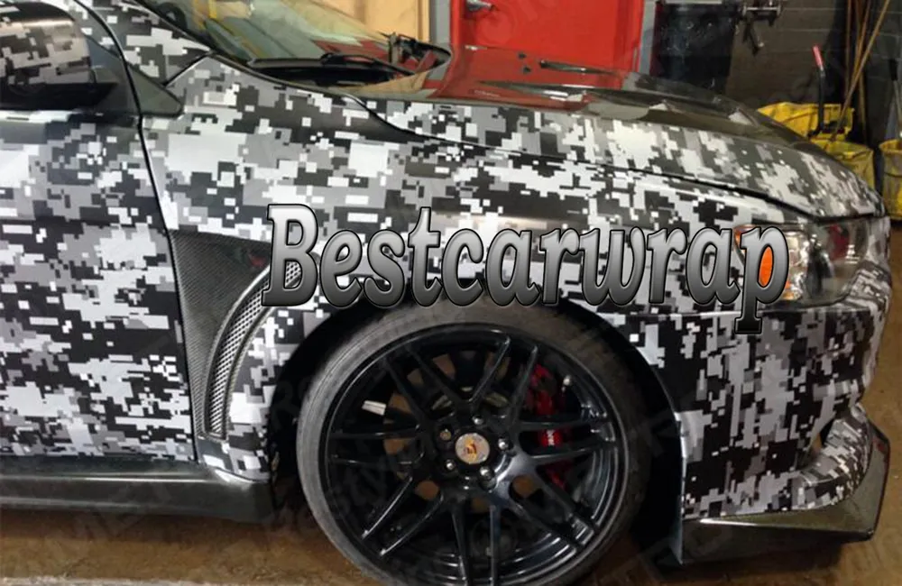 Digital Urban Camo Vinyl Wrap