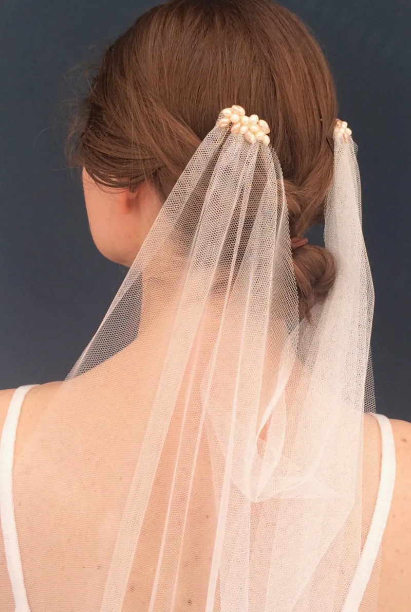 Pearl Drape Wedding Veils 1920s Vintage Style... From Graceful_ladies ...