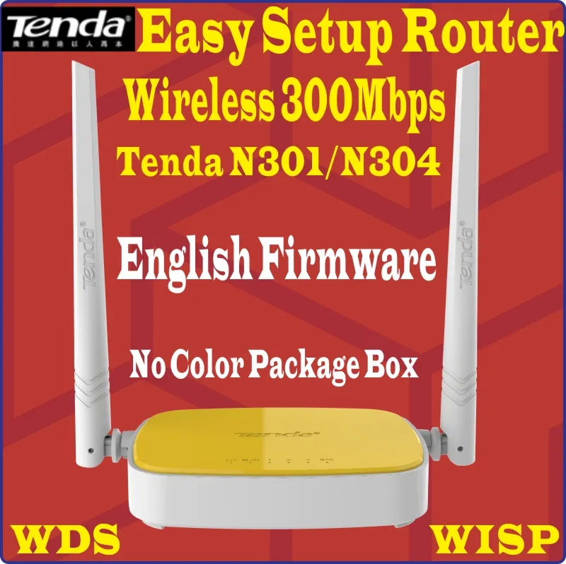 English Firmware N300 Tenda Wireless Rrouter Home Networking WIFI ...