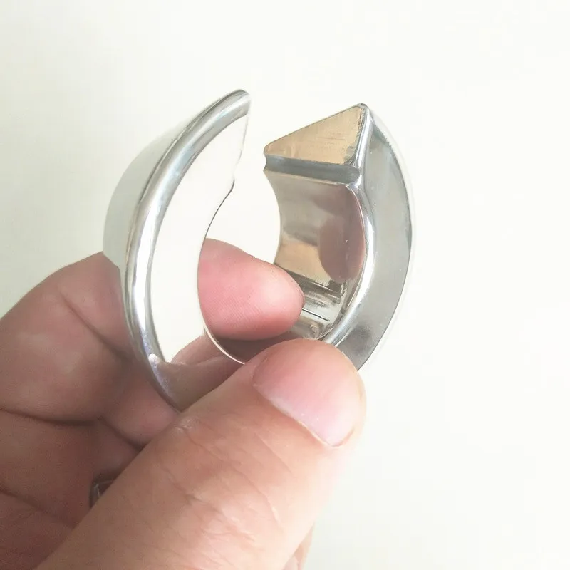 2 Sizes Cockrings Stainless Steel Cock Rings Scrotal Pendant Stretchers ...