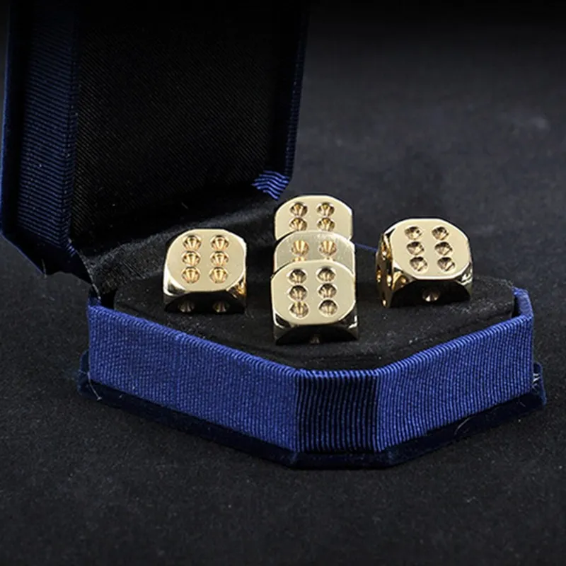 Handmade Polished Pure Copper 13mm 6-Sided Dice Retro Brass Decorative ...