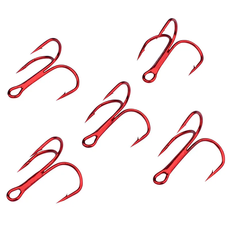 DHgate.com:5size Red Painted High Strength stainless steel VMC Fishing ...