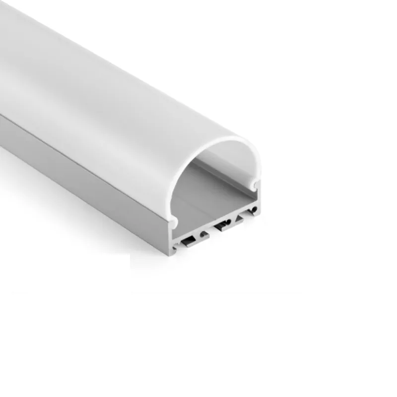 LED Strip Aluminum Channel Kit 50 X 1M Round Profile For LED Strip ...