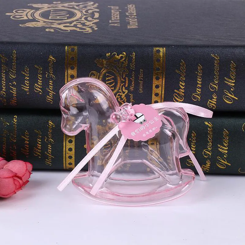 Lovely Plastic Horse Shape Birthday Party Baby Shower Candy Tera Boxes ...