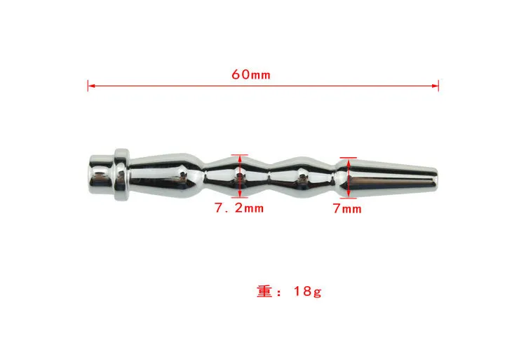 Urethra Toys: Smooth Stainless Steel Sounding Rod Graduated Plunger ...