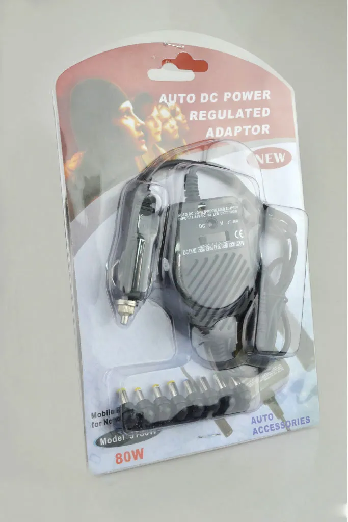 Universal 80W DC Cars With Wireless Charging Power Supply Adapter Set ...