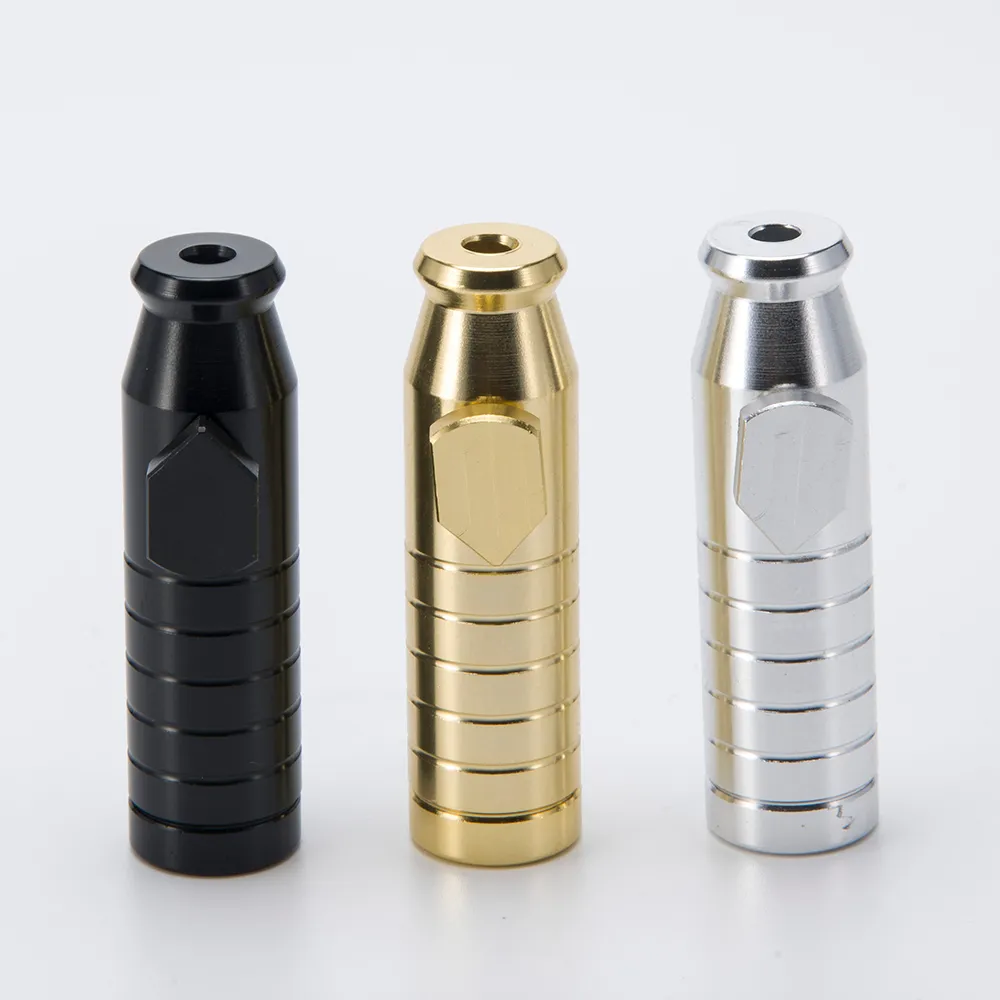 Pipe Bullet 2.3 Inch Metal Snuff Dispenser With Matte Finish Portable ...