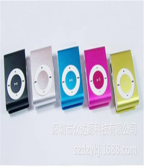 Mini MP3 Player Aluminum Clip USB Card Reader Voice Recorder Support ...
