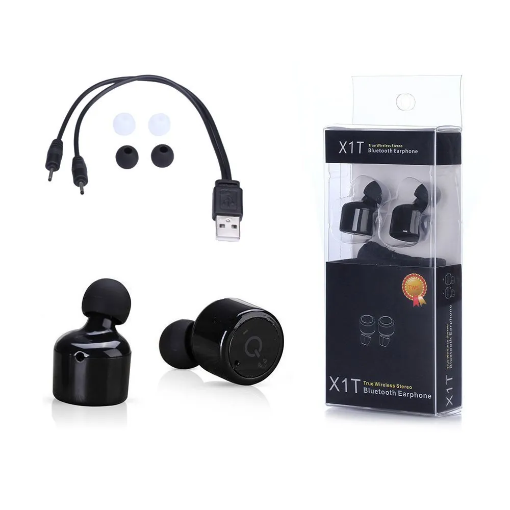 X1T Twins mini Bluetooth 4.2 in-ear wireless earbuds with CSR stereo ...