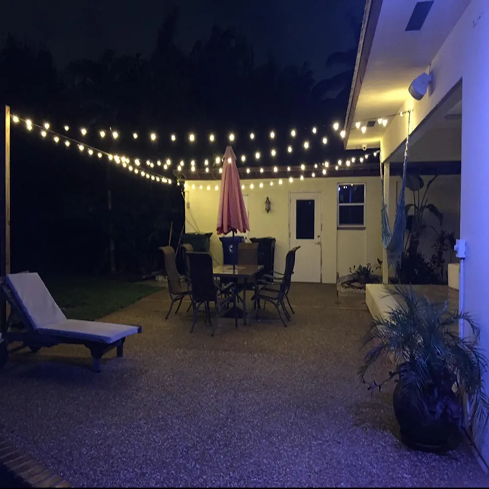 Vintage G40 Bulb Globe String Icicle Lights Outdoor With Clear Bulbs ... Vintage G40 Bulb Globe String Icicle Lights Outdoor With Clear Bulbs ...