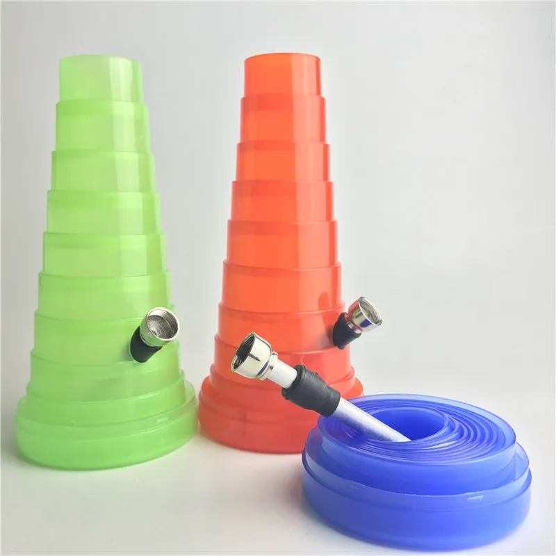 Mini Foldable Plastic Recycling Plant Tracking Bong Set Green, Red ...