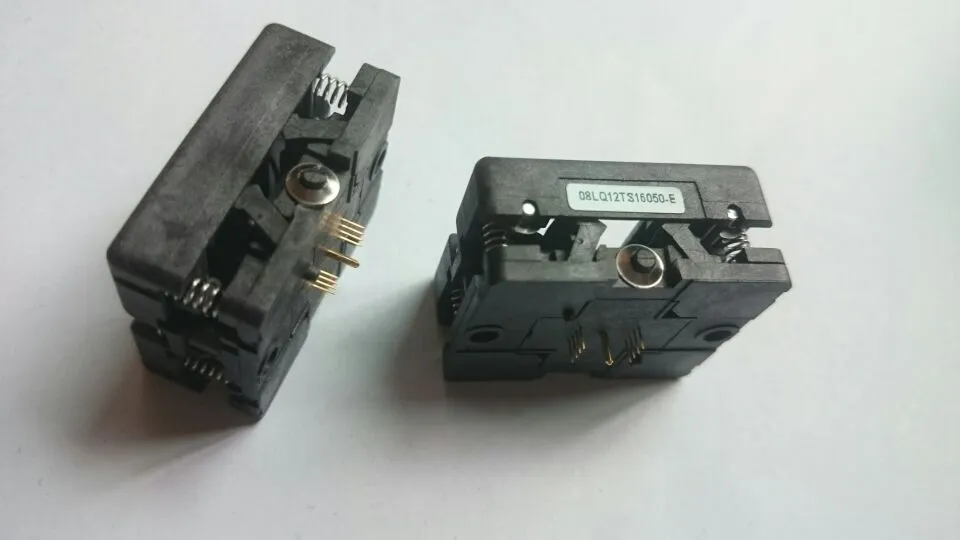 DHgate.com:Plastronics 08LQ12TS16050 QFN8PIN 1.27mm Pitch Open Top Dual ...