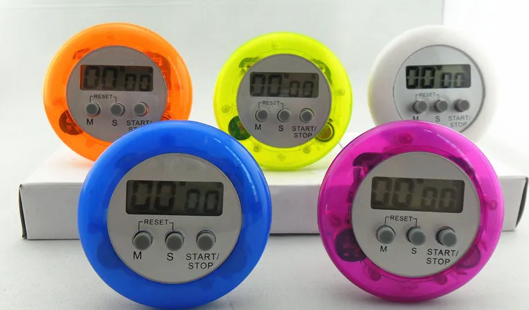 DHgate.com:Mini Digital Kitchen Timer, 5-Color Round LCD Countdown Clip ...