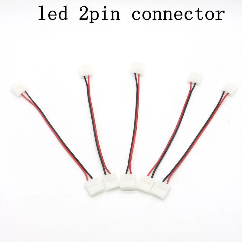 2Pin Led Connector For Single Color Led Strip 5050 Two Connectors ...