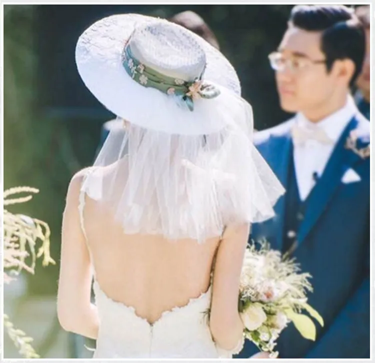 Hats For Weddings: Elegant Lace & Floral Bridal Veil Headpieces ...