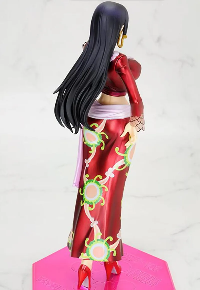 25cm Boa Hancock Figure, Red Cloth PVC Anime Toy from One Piece Manga ...