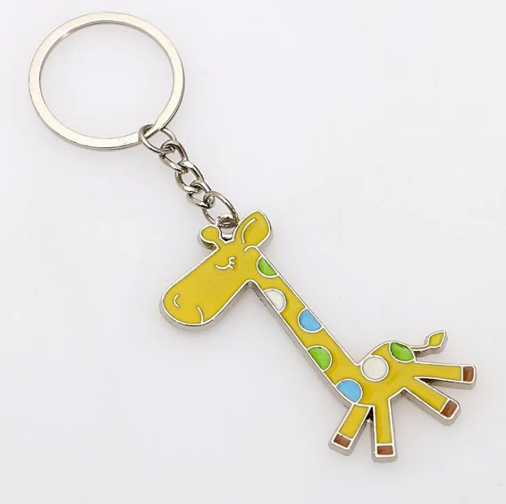 Giraffe Zinc Alloy Keychain With Plating KR346 Giraffe Keychain From ...