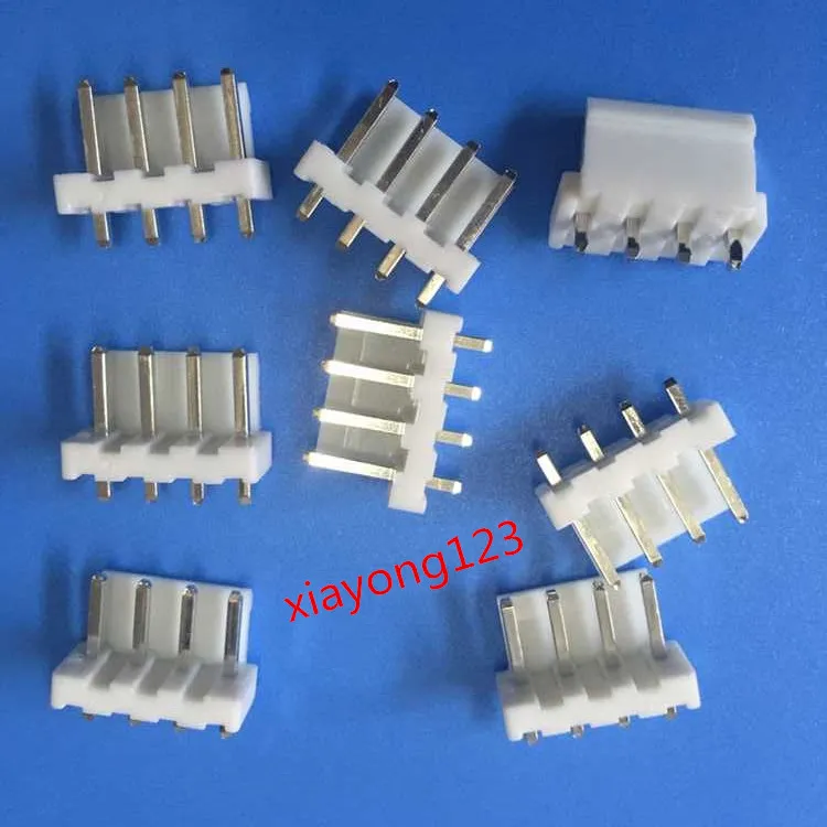 Straight Pin Terminals 4A Connector, VH3.96-4P Strip, 3.96MM Pitch ...