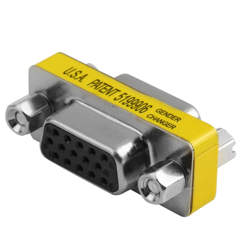 USA PATENT 5199906 VGA Female To VGA Female 15PIN 15 PIN HD15 Pin ...