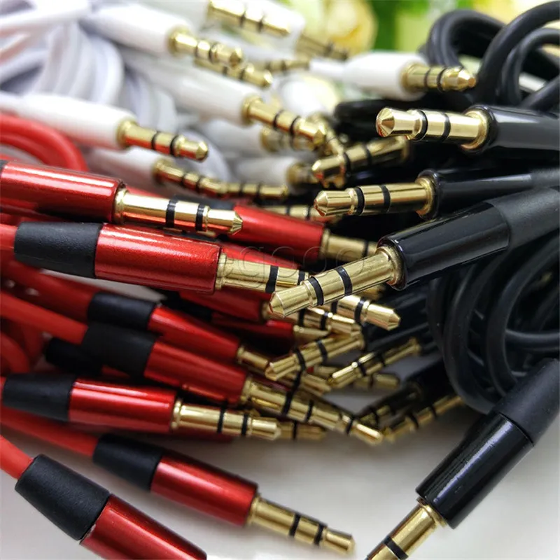 Portable Aux Cable Auxiliary 3.5mm Male To Male Audio Cable 1.2M Stereo ...
