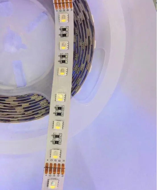 Flexible RGBW Rgbic Led Strip 20m 60 LED/M, 5m24V/12V RGW/RGBWW Chip ...