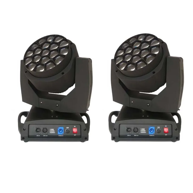 2 Pack Big Eye LED Moving Head Light Beam Wash Effect Light 12w RGBW ...
