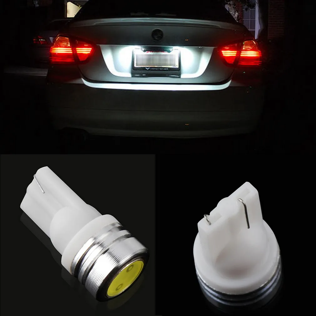 Universal 1W 2X T10 Xenon LED Side Wedge Tail Light Bulb 2825 194 168 ...