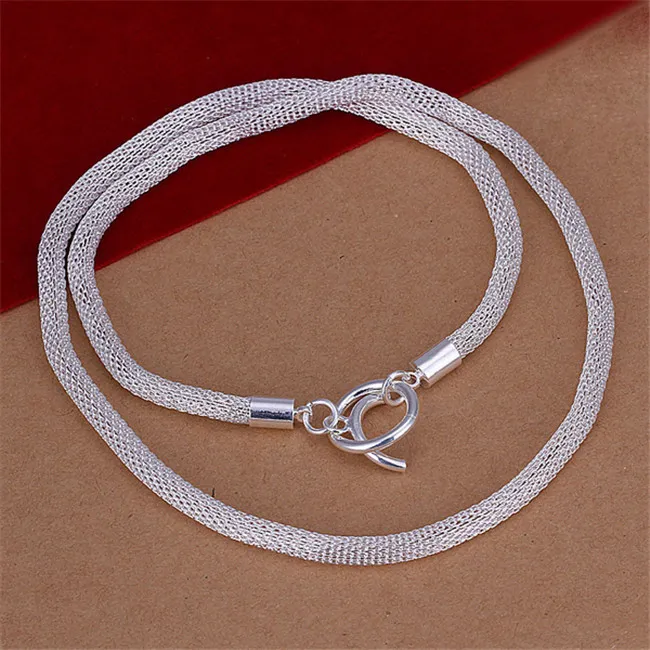 STSN087 Sterling Silver Necklace 925 Silver Chain Jewelry For Women ...
