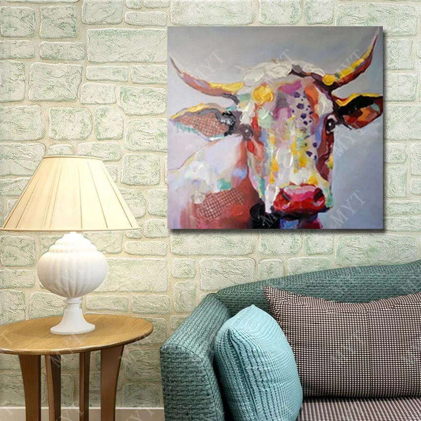 Abstract Animal Oil Painting On Canvas Hand Painted... From ...