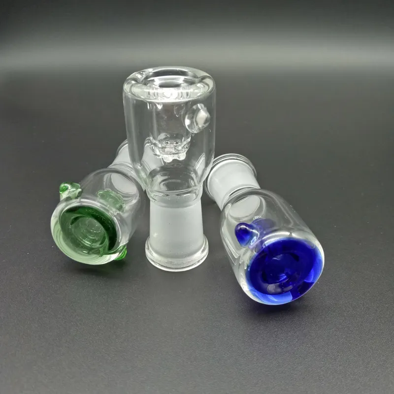 Wholesale 10mm 14mm 18.8mm Glass Bowl Female Male Clear Blue Green With ...