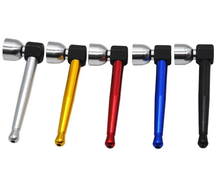 Metal Smoking Pipe Aluminium Pan Pot Tobacco Hand Cigarette 9cm Length ...