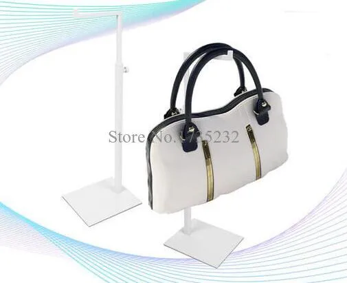 DHgate.com:White Adjustable Height Metal Handbag and Bag Display Stand ...