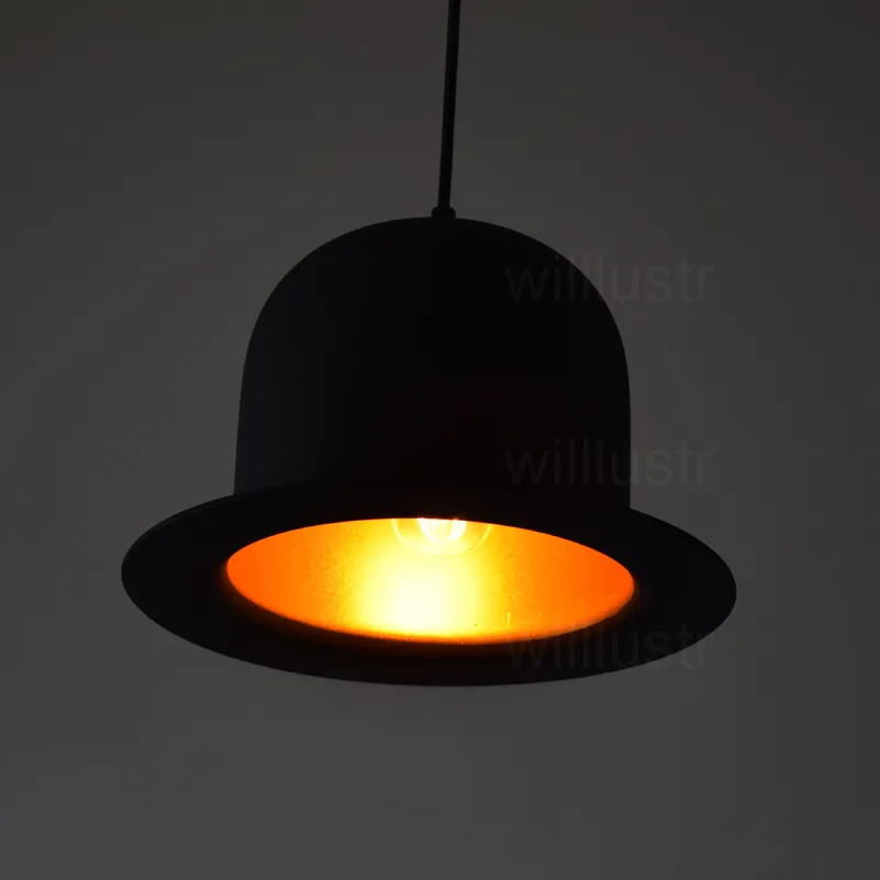 Modern Aluminum Pendant Light Fixture Hat Style Suspension Lighting For ...