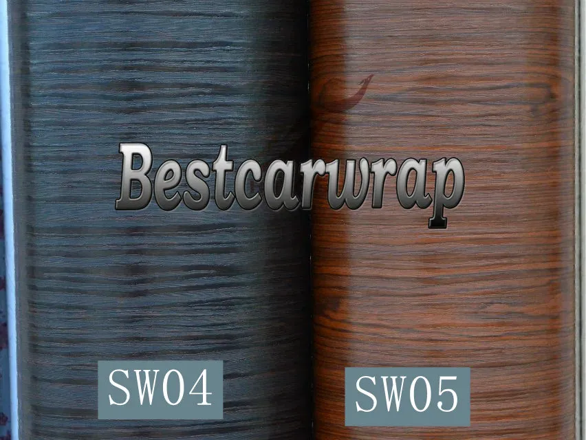 Teak Dark Wood Grain Vinyl Wrap 1.22x50m/Roll For Wall, Table, Cupboard ...