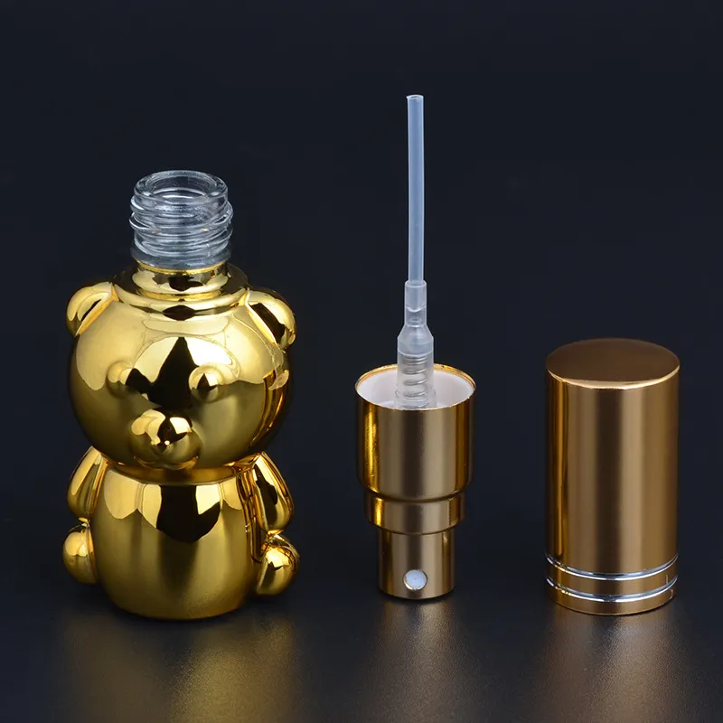 Mini Perfume Spray Bottle: Adorable 8ml Bear Shaped Portable Atomizer ...