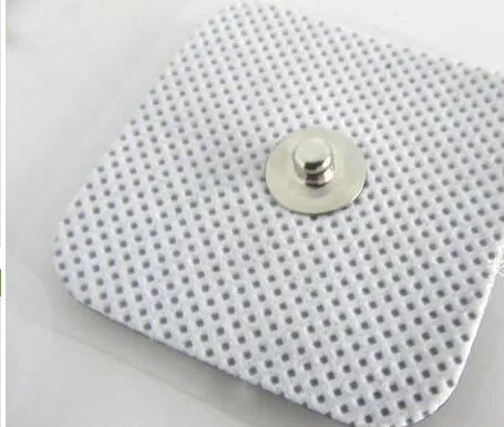 400 Replacement Electrode Pads For TENS EMS Tens Massage Therapy 3.9MM ...