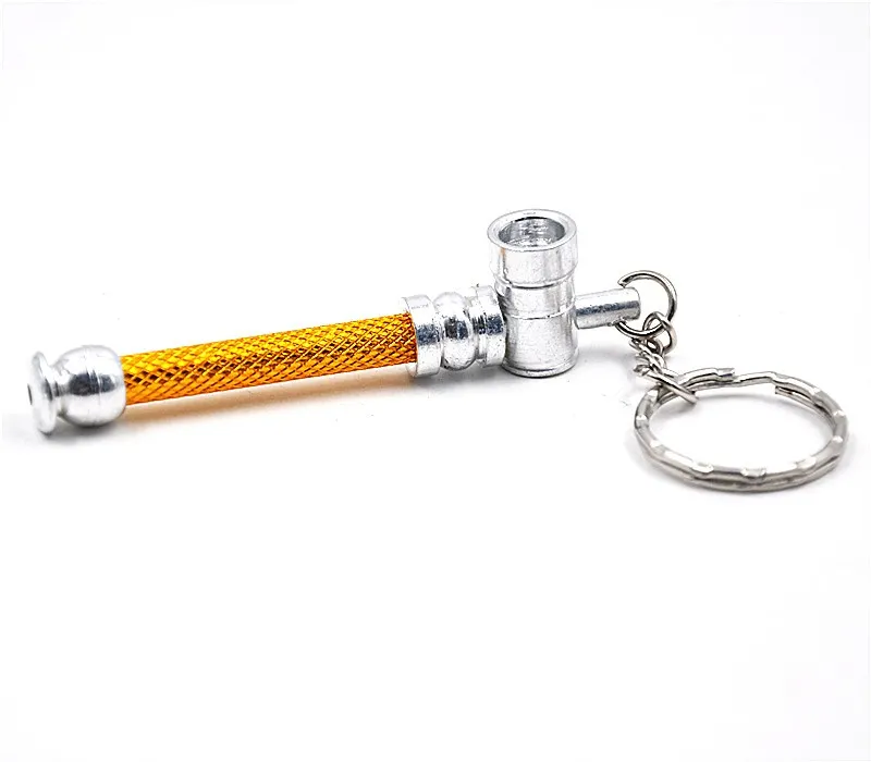 TOPPUFF Wholesale Alluminum Mini Smoking Pipe Keychain Ultra Small ...