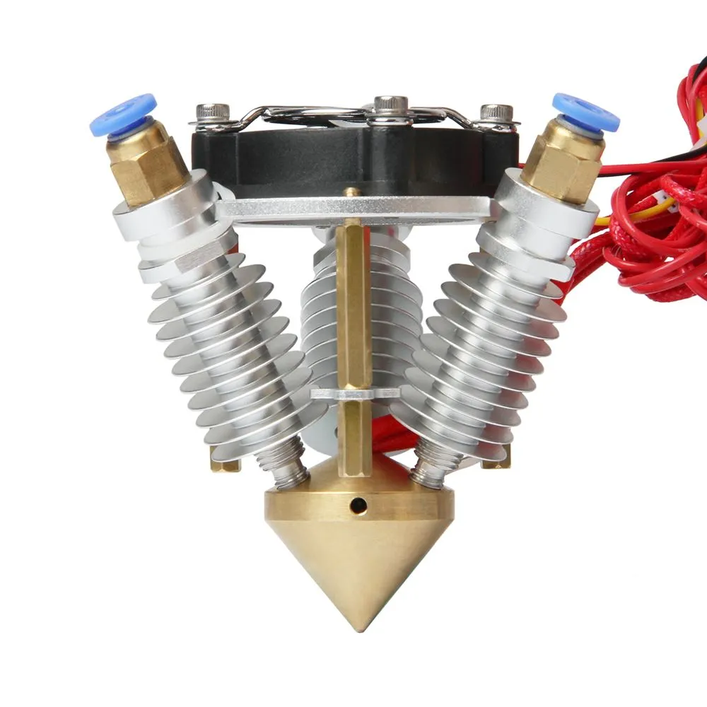 DHgate.com:Diamond 3D Printer Hotend - Multi Color 3-in-1 Extruder Kit ...