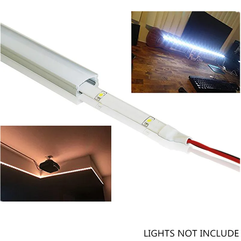 Led Strip Aluminum Channel 2m LED Aluminum Profile, Waterproof Housing ...
