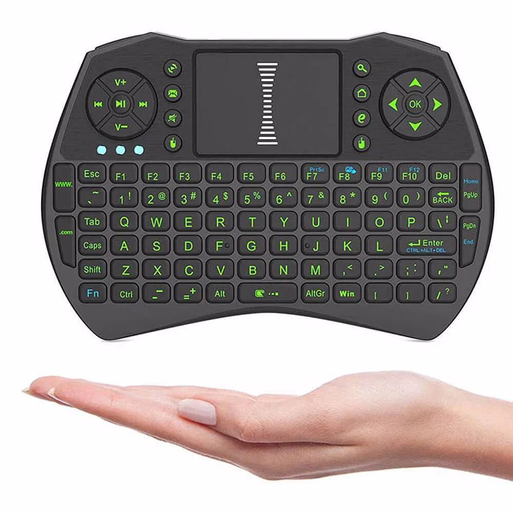 Fly Air Mouse Remote with Touchpad: Wireless Keyboard with Backlight ...