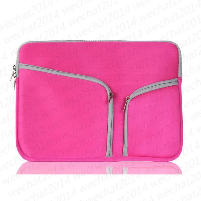 Funda De Bolsa De Mano Con Forro De Cremallera Suave Para Apple Macbook ...