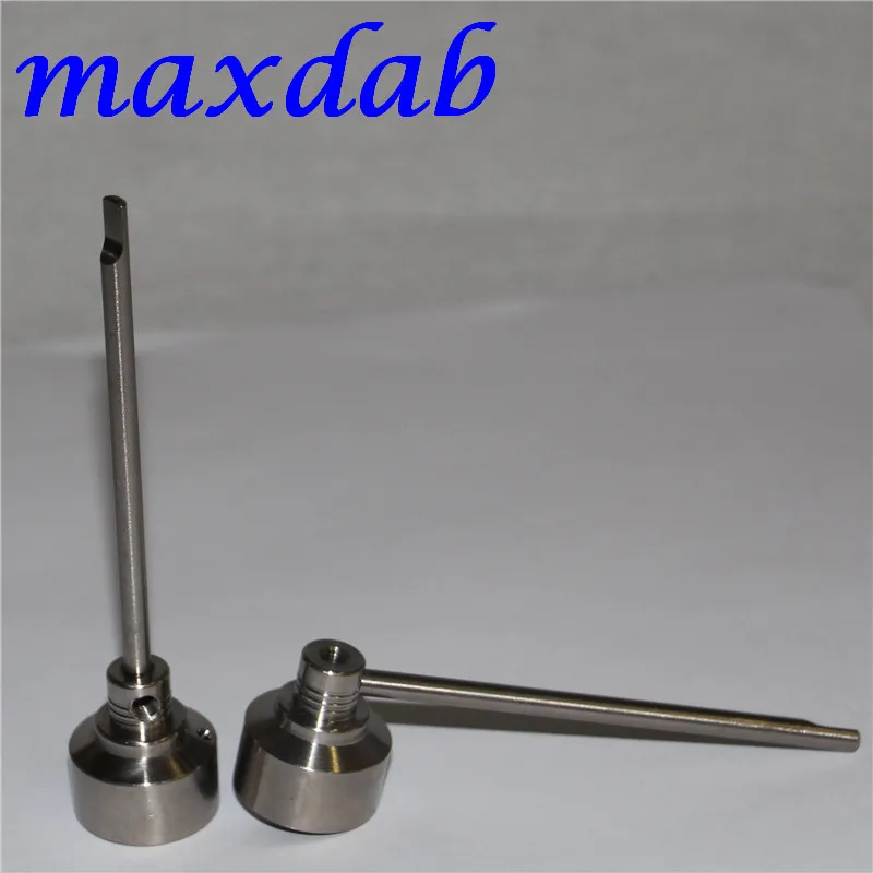 Titanium Dab Nail GR2 Titanium Carb Cap 18mm Universal Glass Bong ...