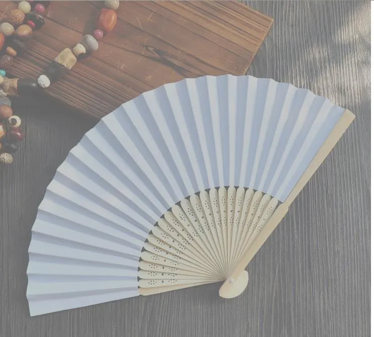 Wedding White Paper Hand Fans 21 Cm... From Lindsay_sz, $0.81 | DHgate.Com