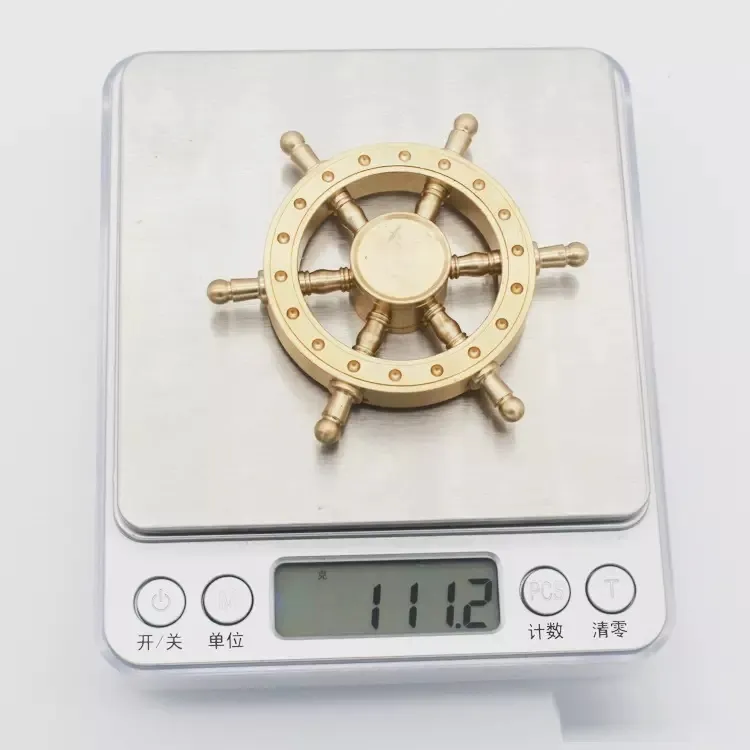2017 Boat Rudder Hand Spinner Edc Decompression Toy Helmsman Fidget ...