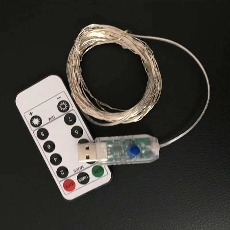 Remote Controlled Usb Powered String Lights Lights 10M/33ft, 100 LEDs ...