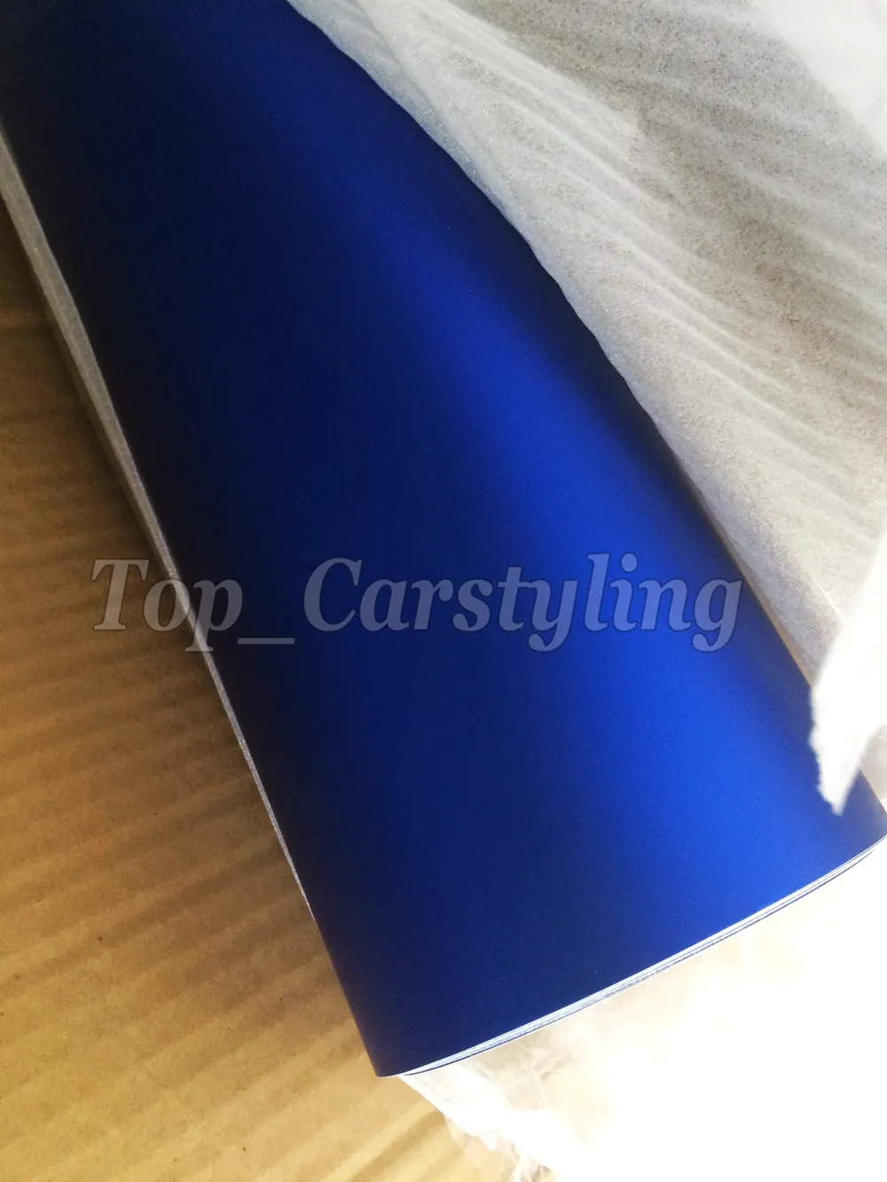 Metallic Matte Blue Vinyl Wrap With Air Bubble Free / Air Channel Matt ...