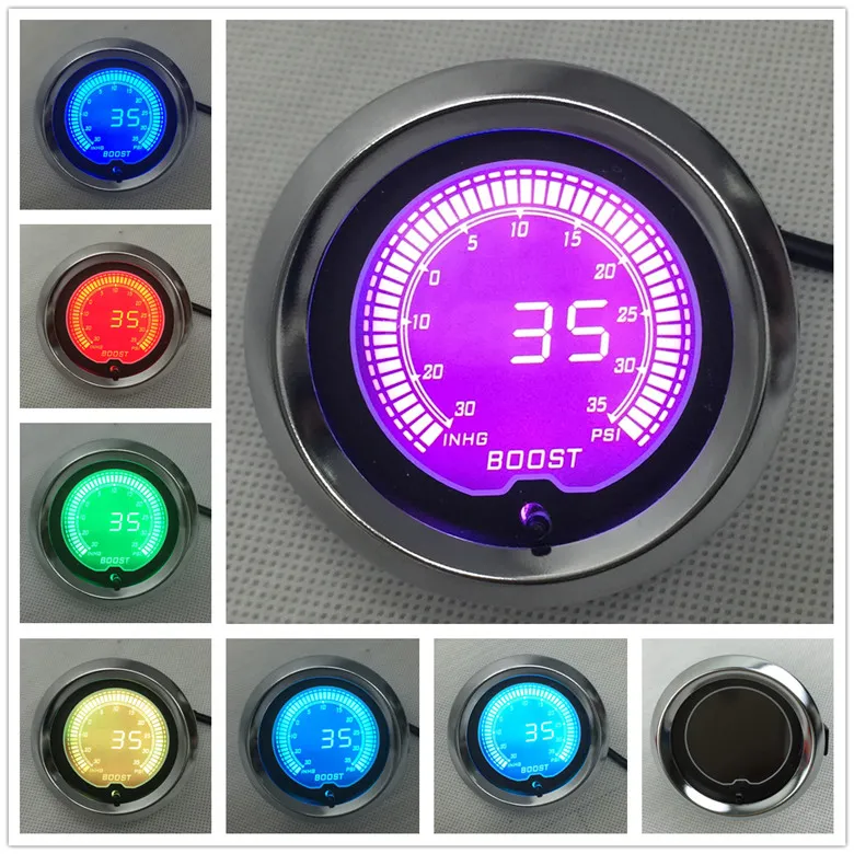 DHgate.com:Obd Gauge Display: 52mm Digital Auto Gauges, 7 Color LCD ...